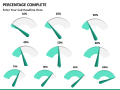 Percentage Complete PowerPoint Template | SketchBubble