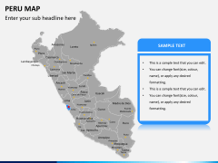 Peru Map for PowerPoint and Google Slides - PPT Slides
