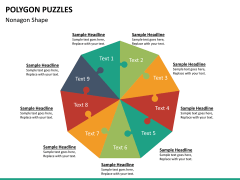 Polygon Puzzle PowerPoint Template | SketchBubble