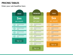 Pricing Tables PowerPoint | SketchBubble