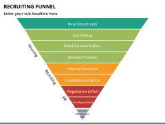 Recruiting Funnel PowerPoint Template | SketchBubble