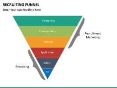 Recruiting Funnel PowerPoint Template | SketchBubble