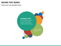 Round Text Box PowerPoint Template | SketchBubble