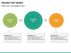 Round Text Box PowerPoint Template | SketchBubble