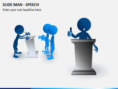 Slide Man PowerPoint | SketchBubble
