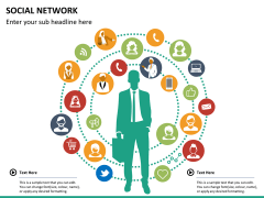 Social Network PowerPoint Template | SketchBubble