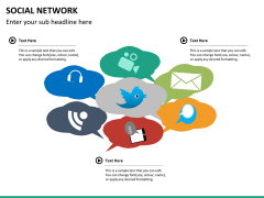 Social Network PowerPoint Template | SketchBubble