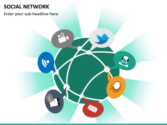 Social Network PowerPoint Template | SketchBubble