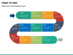 Start to End PowerPoint Diagrams | SketchBubble