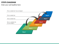 Steps Diagram PowerPoint Template | SketchBubble