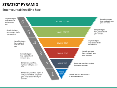 Strategy Pyramid PowerPoint Template | SketchBubble