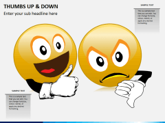 Thumbs Up and Down PowerPoint and Google Slides Template - PPT Slides