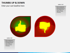Thumbs Up and Down PowerPoint and Google Slides Template - PPT Slides