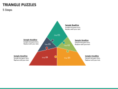 Triangle Puzzle PowerPoint and Google Slides Template - PPT Slides