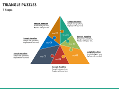 Triangle Puzzle PowerPoint and Google Slides Template - PPT Slides