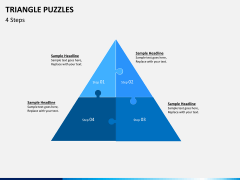 Triangle Puzzle PowerPoint and Google Slides Template - PPT Slides