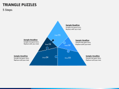 Triangle Puzzle PowerPoint and Google Slides Template - PPT Slides