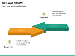 Two Way Arrow PowerPoint Shapes | SketchBubble
