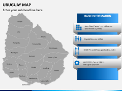 Uruguay Map for PowerPoint and Google Slides - PPT Slides