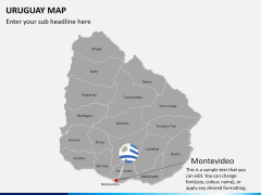 Uruguay Map for PowerPoint and Google Slides - PPT Slides