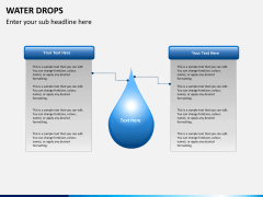 Water Drops PowerPoint and Google Slides Template - PPT Slides