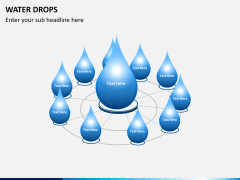 Water Drops PowerPoint and Google Slides Template - PPT Slides