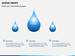 Water Drops PowerPoint and Google Slides Template - PPT Slides