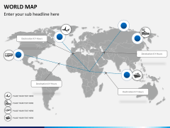 World Map Template for PowerPoint and Google Slides | PPT Slides