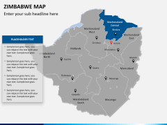 Zimbabwe Map PowerPoint | SketchBubble