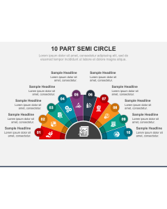 Circle Segments Templates for PowerPoint and Google Slides | SketchBubble