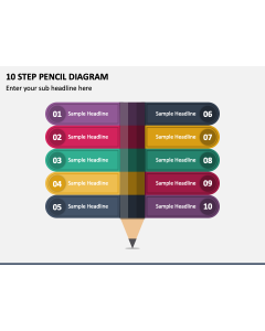 Pencil Diagrams for PowerPoint and Google Slides