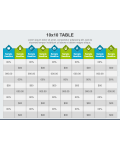Matrix Table Infographics Templates for PowerPoint and Google Slides ...