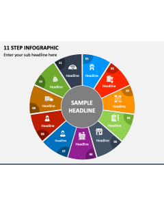11 Step Diagrams for PowerPoint and Google Slides