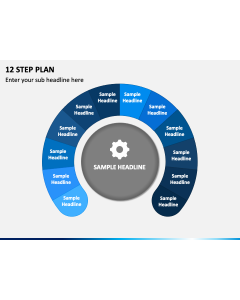 12-step-diagrams PowerPoint & Google Slides Templates