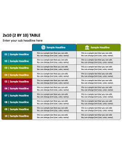 Text Boxes & Tables Templates for PowerPoint and Google Slides ...