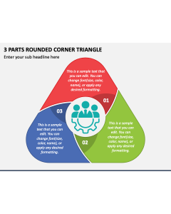 triangle rounded corners powerpoint