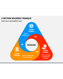 rounded triangle template