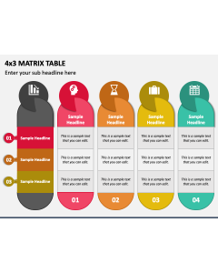 Page 10 - Matrix Table Infographics Templates for PowerPoint and Google ...