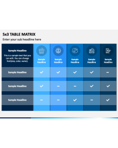 Page 18 - Matrix Table Infographics Templates for PowerPoint and Google ...