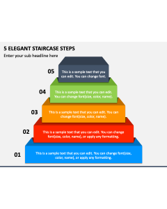 Stairs Diagrams for PowerPoint and Google Slides