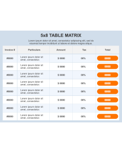 Page 2 - Matrix Table Infographics Templates for PowerPoint and Google ...