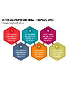 Zig Zag Diagrams for PowerPoint and Google Slides