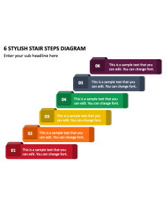 Stairs Diagrams for PowerPoint and Google Slides