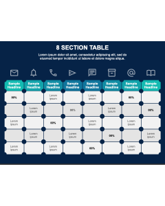 Matrix Table Infographics Templates for PowerPoint and Google Slides ...