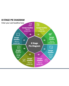 pie chart 8 segments
