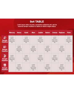 Page 3 - Matrix Table Infographics Templates for PowerPoint and Google ...
