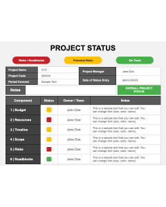 Status PowerPoint Templates and Google Slides Themes