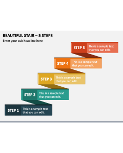 Stairs Diagrams for PowerPoint and Google Slides