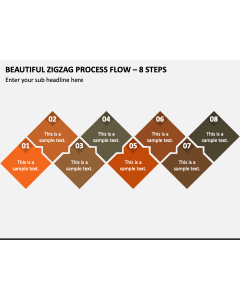 Zig Zag Diagrams for PowerPoint and Google Slides