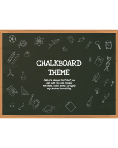 chalkboard template canva
